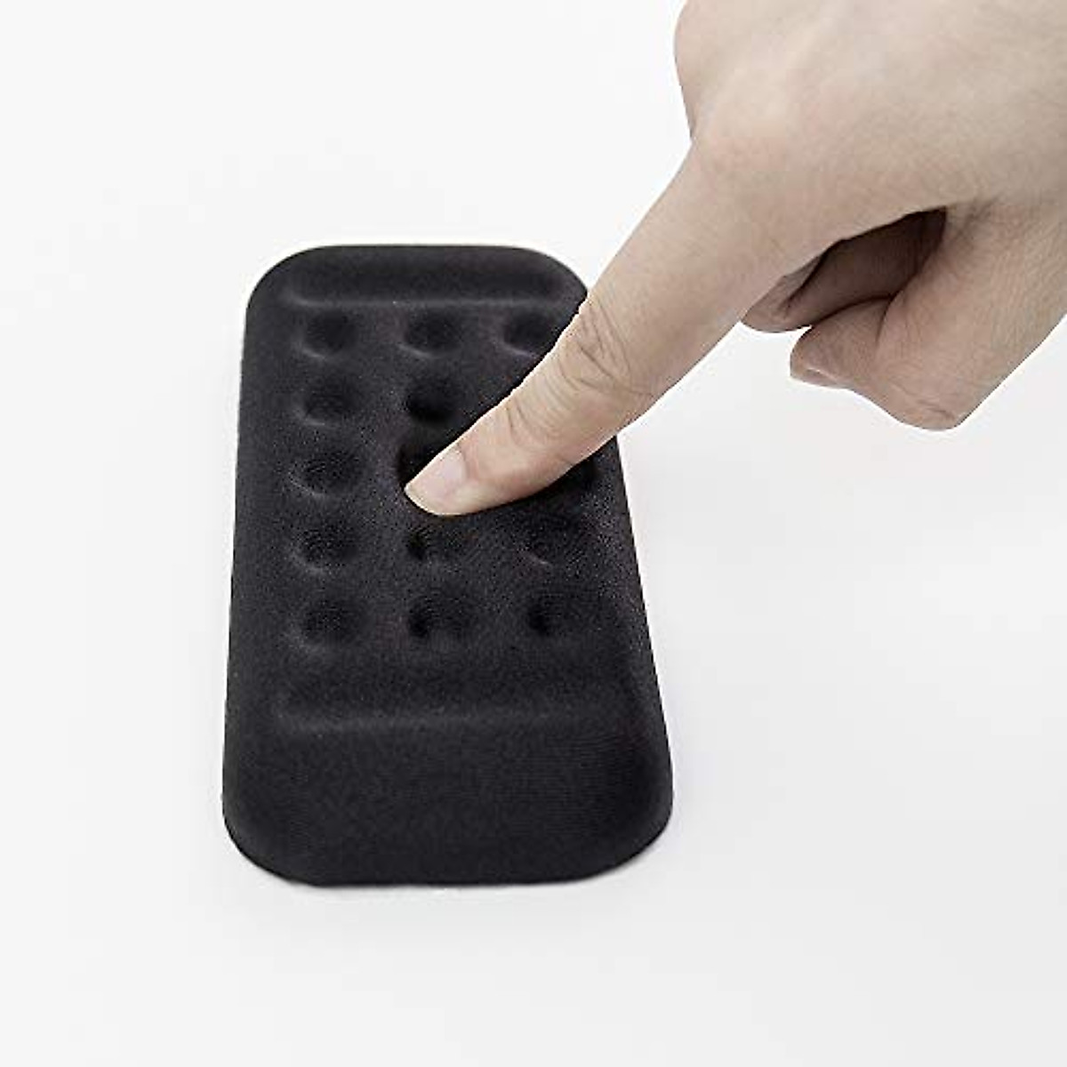 Mouse Wrist Rest Pad Padded Memory Foam Hand Rest Support for Office, Computer, Laptop, Mac Typing and Wrist Pain Relief (5.12 inch, Black)