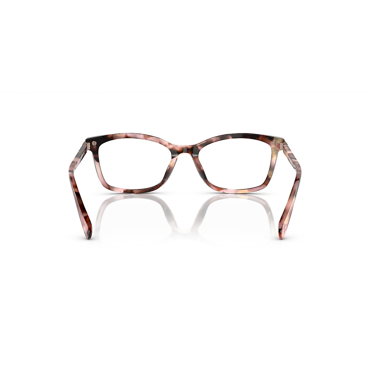 Coach HC6219U Universal Fit Prescription Eyewear Frames, Rose Pearl Tortoise/Demo Lens, 51 mm