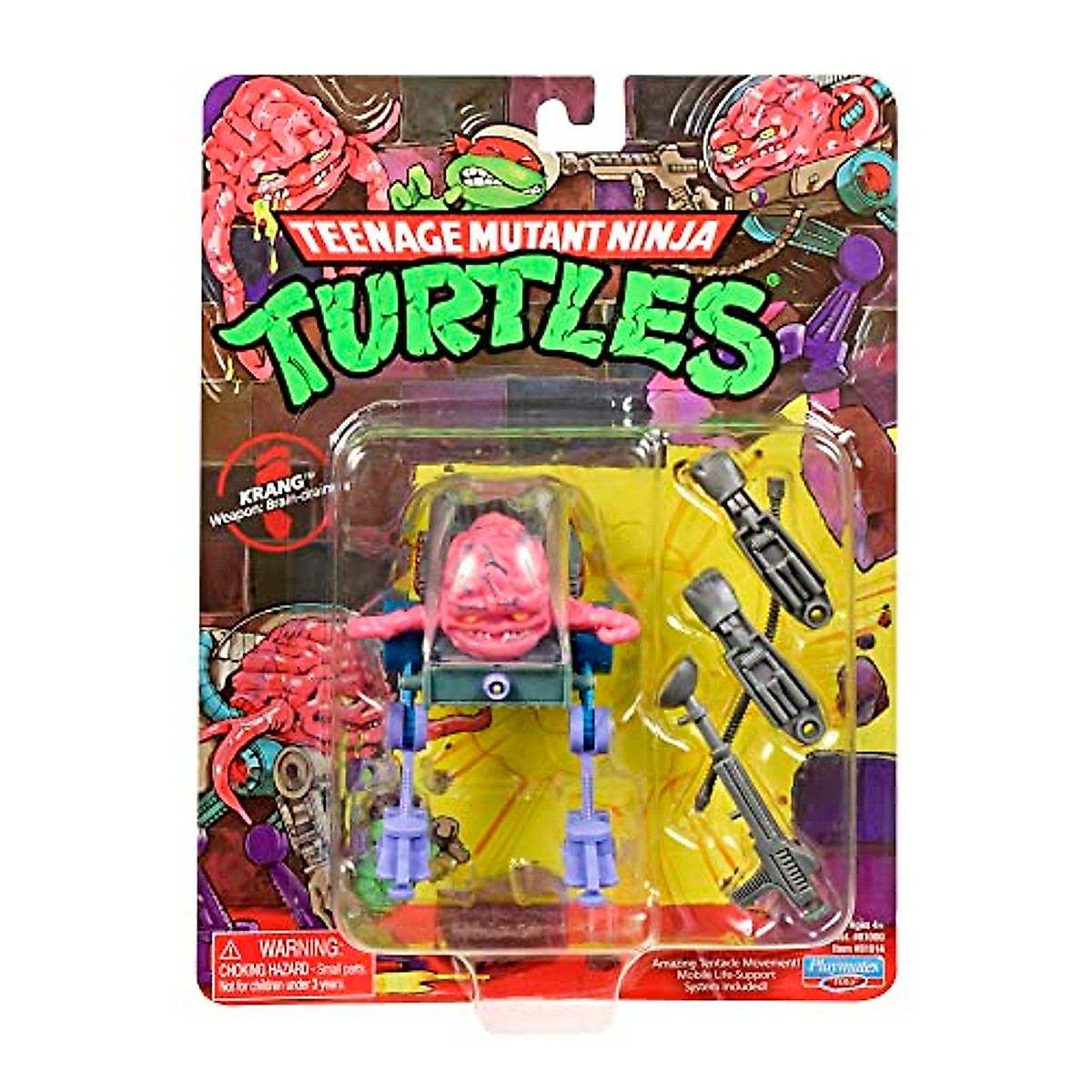 Teenage Mutant Ninja Turtles: 4” Original Classic Krang Basic Figure by Playmates Toys