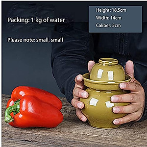 Home pickles, ceramic cans, ceramic storage containers, used in catering or food storage, pickles-1KG