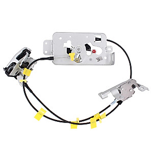 XtremeAmazing Left Rear Side Door Latch and Cable Compatible with Ford 6L3Z-18264A01-B