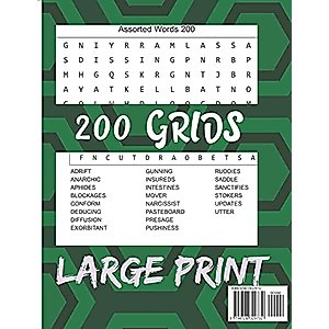 Jumbo Wordsearch for Seniors: 200 Stimulating Puzzles in Large Print (JUMBO Word Search for Seniors: 200 LARGE PRINT Grids in Each Volume Containing Fascinating and Stimulating Words to Find.)