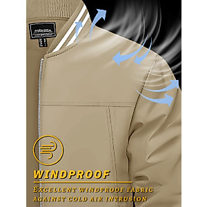 TACVASEN Men's Lightweight Jackets Casual Jackets Mens Casual Mens Windbreaker Jackets Lightweight Mens Spring Jackets Lightweight