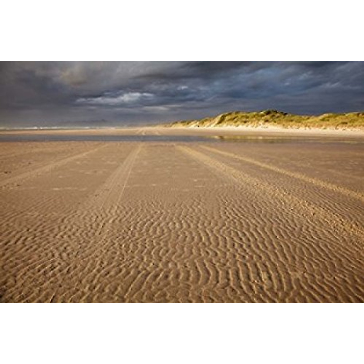 Posterazzi Sand Ripples Beach Tasmania Australia Poster Print by David Wall, (29 x 19)