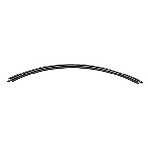Bachmann Trains - Snap-Fit E-Z TRACK 22” RADIUS CURVED TRACK (4/card) - STEEL ALLOY Rail With Black Roadbed - HO Scale