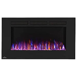 Napoleon Allure 42 inch Wall Mount Electric Fireplace - Black, NEFL42FH