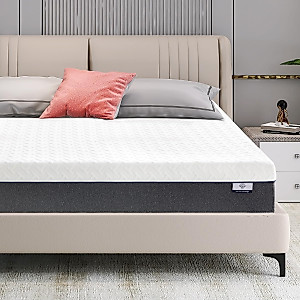 TRIPUB Queen Mattress,12 Inch Memory Foam Mattress in a Box,Green Tea Infused,Hypoallergenic Bamboo Charcoal,Made in USA,Queen Size Bed,60" X 80" X 12" (Noble 12 Inch, Queen)