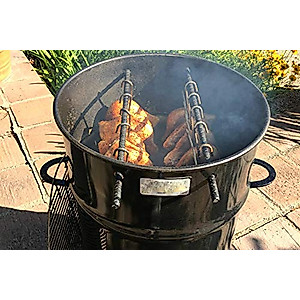 4pc 9" Heavy Duty & Thick ALAZCO Stainless Steel Meat Processing Butcher Hook - Wild Game, Smoking Ribs BBQ Large Fish, Hunting, Carcass Deer Hanging S-Hook Excellent Quality 9mm Thick