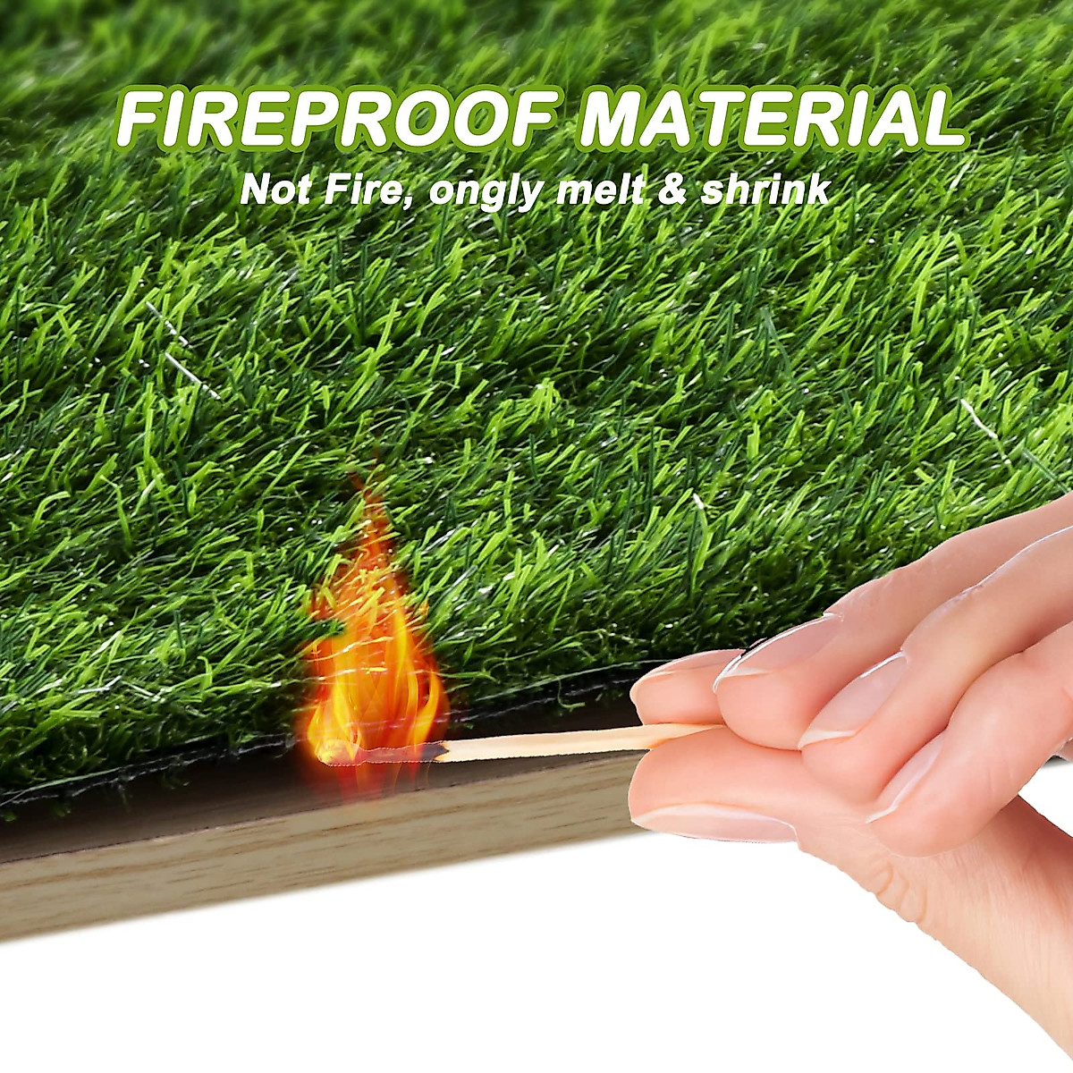 Artificial Grass, Fake Grass for Dog Training Pads, Professional Dog Pee Pads, Reusable Dog Grass Mat with Drainage Hole, Grass Pad for Dogs for Indoor/Outdoor - Easy to Clean(39.4x31.5in)