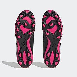 adidas Predator Match Unisex-Child Shin Guards Accuracy.4 Flexible Ground Black/White/Team Shock Pink 2