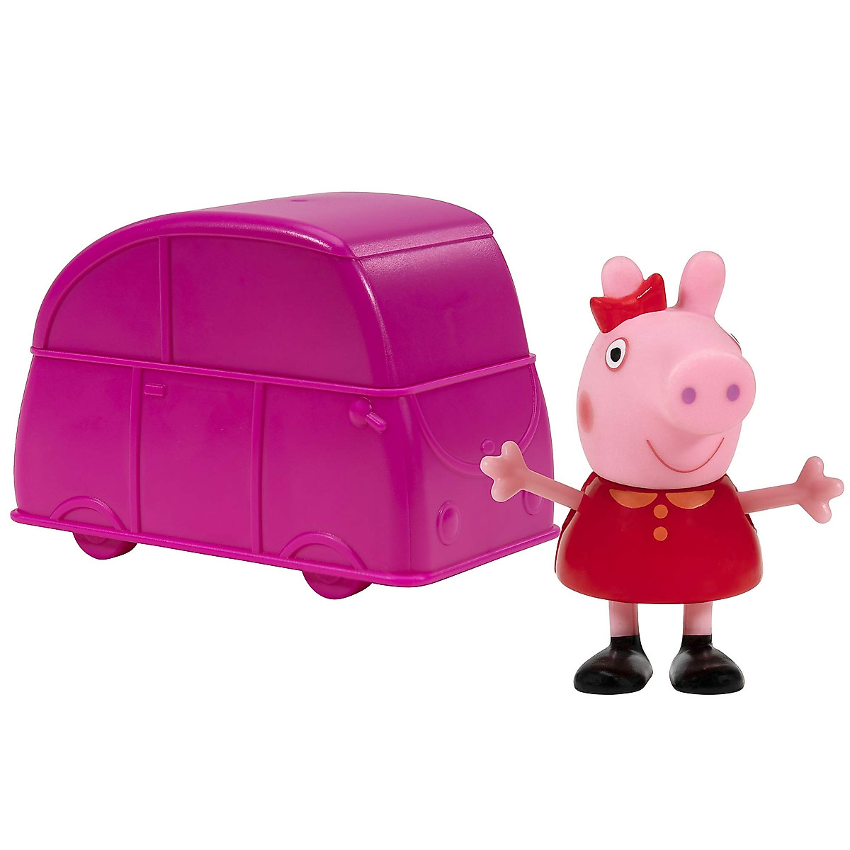 Peppa Pig Car Surprise Blind, 6 Pack - Collectible Mini Figures and Cars, Chosen at Random - Includes 1 Exclusive Mystery Figure Inside Each Pack – Toys for Kids - Amazon Exclusive