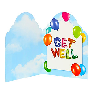 Iconikal Jumbo Greeting Card With Envelope, A Big Get Well, 11 x 14-Inch