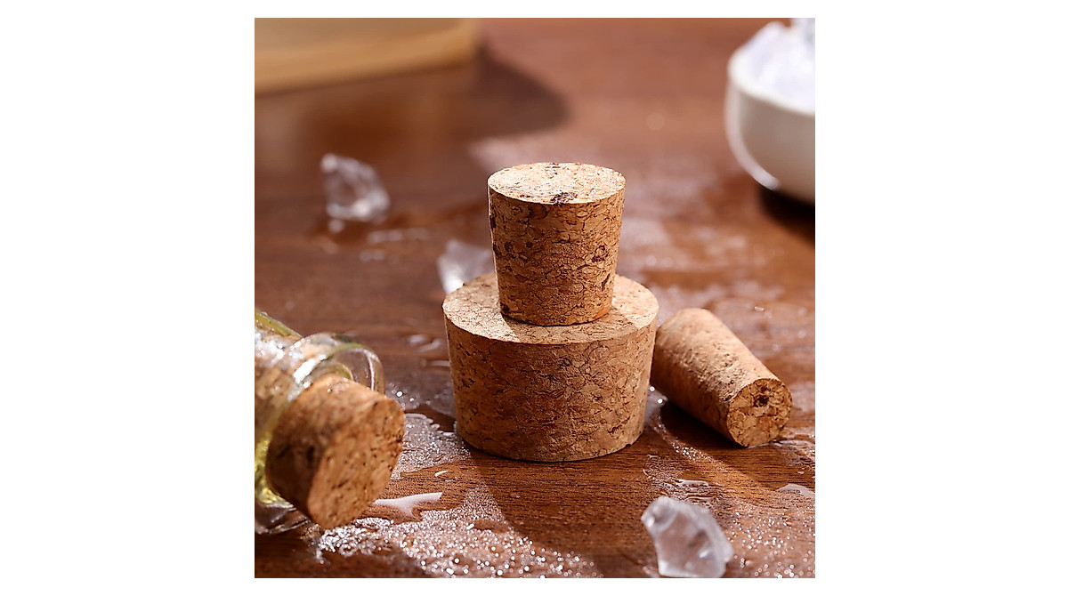 ARTIBETTER Cork Stoppers Set - 25 Pcs Assorted Sizes
