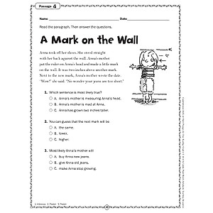 Scholastic Teaching Resources SC-546053 Comprehension Skills Gr 2 40 Short Passages For Close Reading