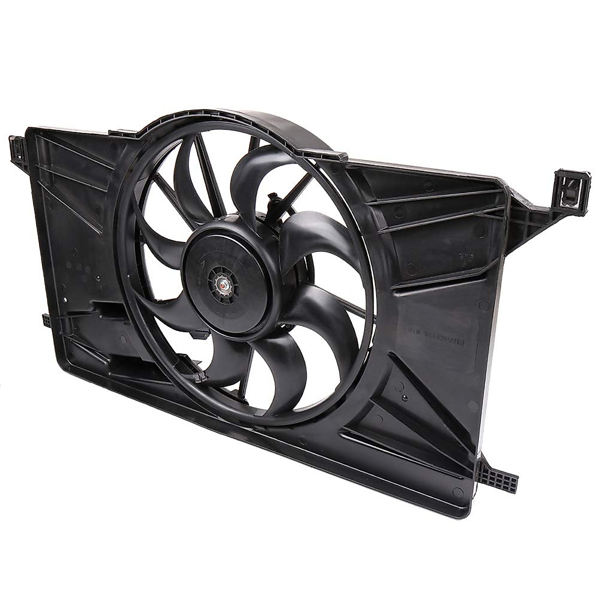 SCITOO Radiator Condenser Cooling Fan Compatible with 2012 2013 2014 2015 2016 2017 for Ford Focus 2.0L