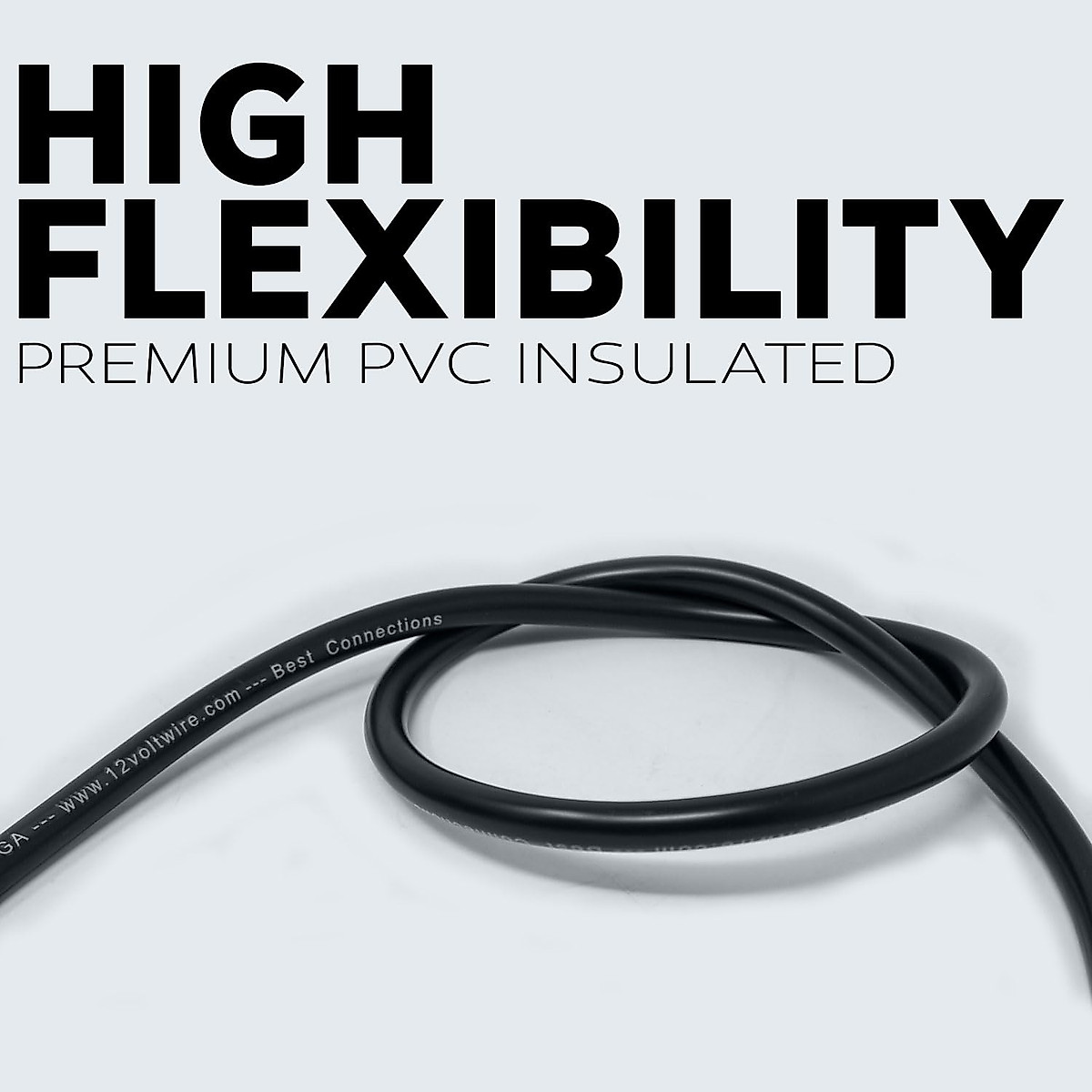 BEST CONNECTIONS 5 Way Trailer Wire – Heavy Duty 14 Gauge 5 Conductor Insulated Cable – Durable, Weatherproof, Color-Coded 5 Way Trailer Wiring Extension for RV Trailer and Automotive (50 Feet)