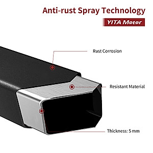 YITAMOTOR 60" 4000LBS Clamp on Pallet Forks Heavy Duty Forks for Tractor Loader Bucket