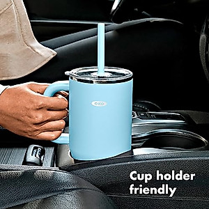 OXO Strive XL Tumbler with Handle – 32 oz. – Blue Topaz