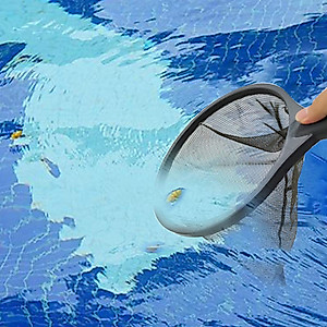 CALIDAKA Pool Skimmer Net Fine Mesh,Swimming Pool Cleaning Tools Leaf Fine Mesh Net Skimmer,Pool Hand Leaf Skimmer Net,Swimming Pool Cleaner Supplies,for Spa, Hot Tub
