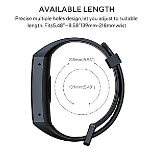 WYZE Band Pink Replacement Strap Soft Silicone Adjustable Sport Wristbands with Classic Clasp for Women