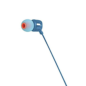 JBL T110 Blue Earphones De Botón Con Micrófono Integrated