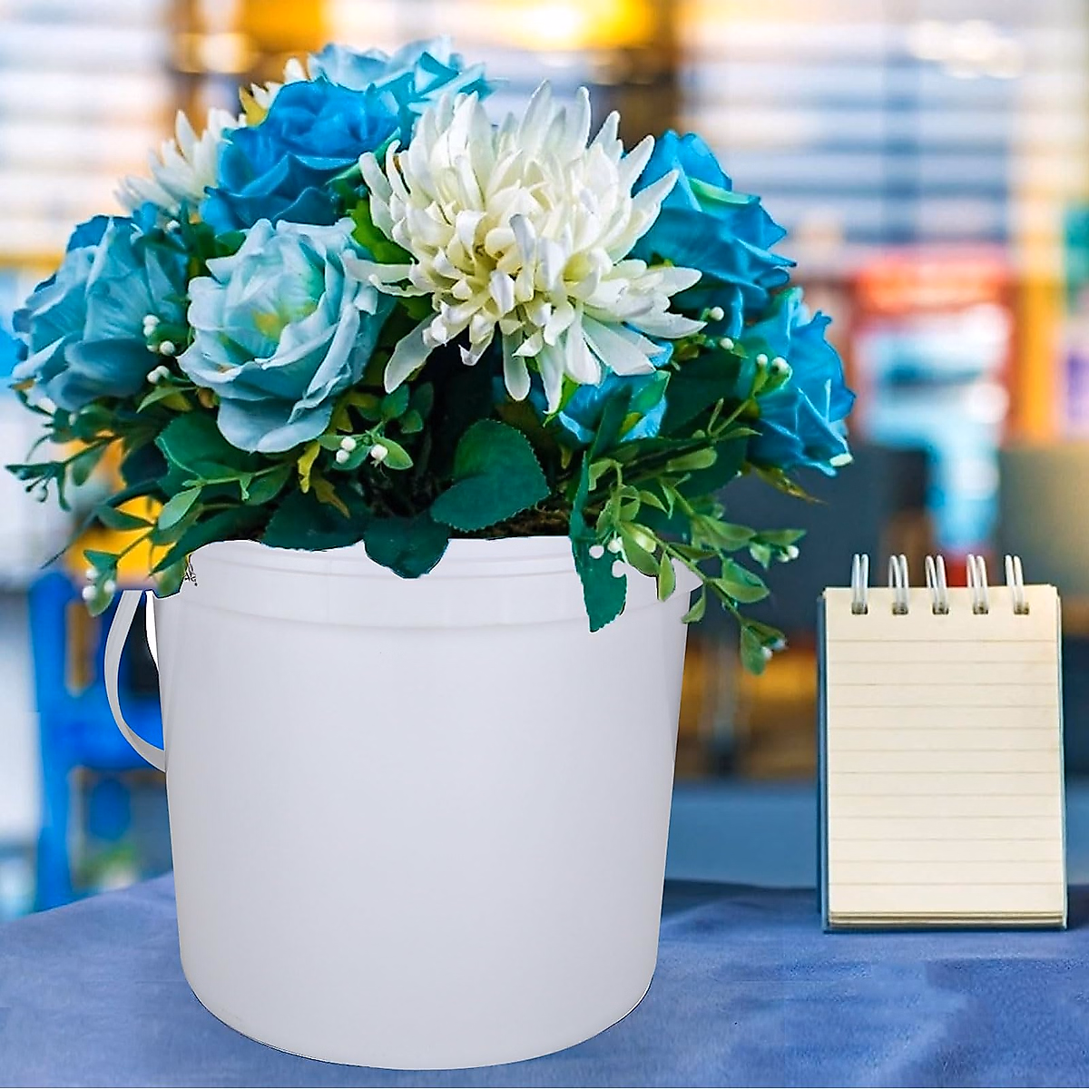 AKOLAFE 4 Pack Paint Buckets for Painting 3 Quart Paint Cans with Lids & Handles Empty Paint Cans 3/4 Gallon Plastic Paint Can Paint Pail Paint Storage Containers for Leftover Paint Pigment Varnish