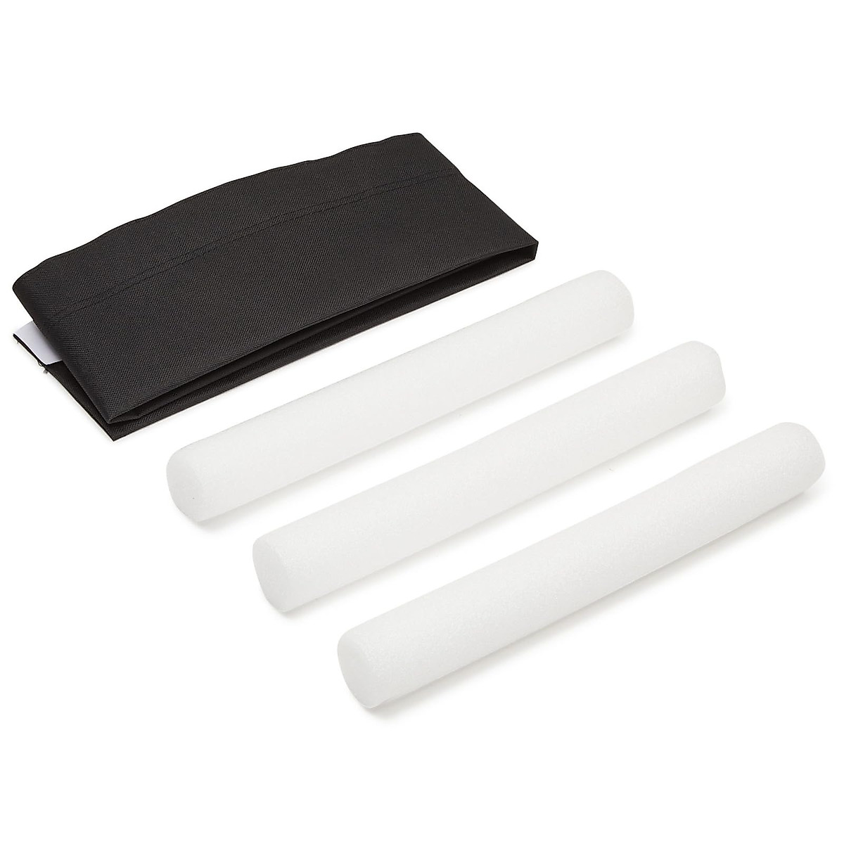 One-Sided Under Door Draft Stopper for Underdoer Seal, Soundproof Foam Noise Blocker for Bottom of The Door, 36 in, Black