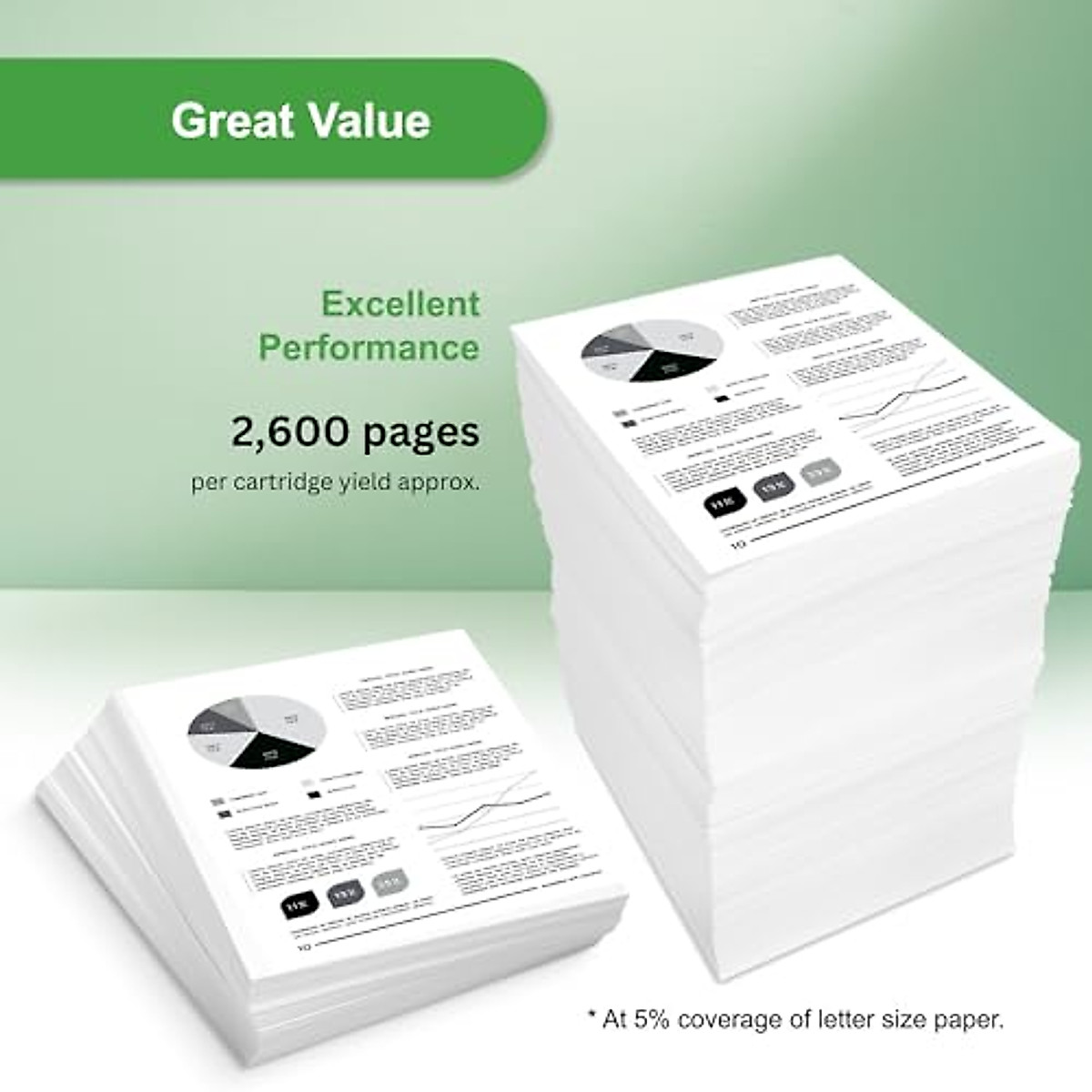 ApexZag Compatible TN660, TN-660, TN630 Toner Cartridge Replacement for Brother HL-L2300D HL-L2380DW HL-L2320D DCP-L2540DW HL-L2340DW HL-L2360DW MFC-L2720DW Printer – Black (2 Pack)