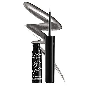 NYX PROFESSIONAL MAKEUP Epic Wear Metallic Liquid Liner, Long-Lasting Waterproof Eyeliner - Gun Metal