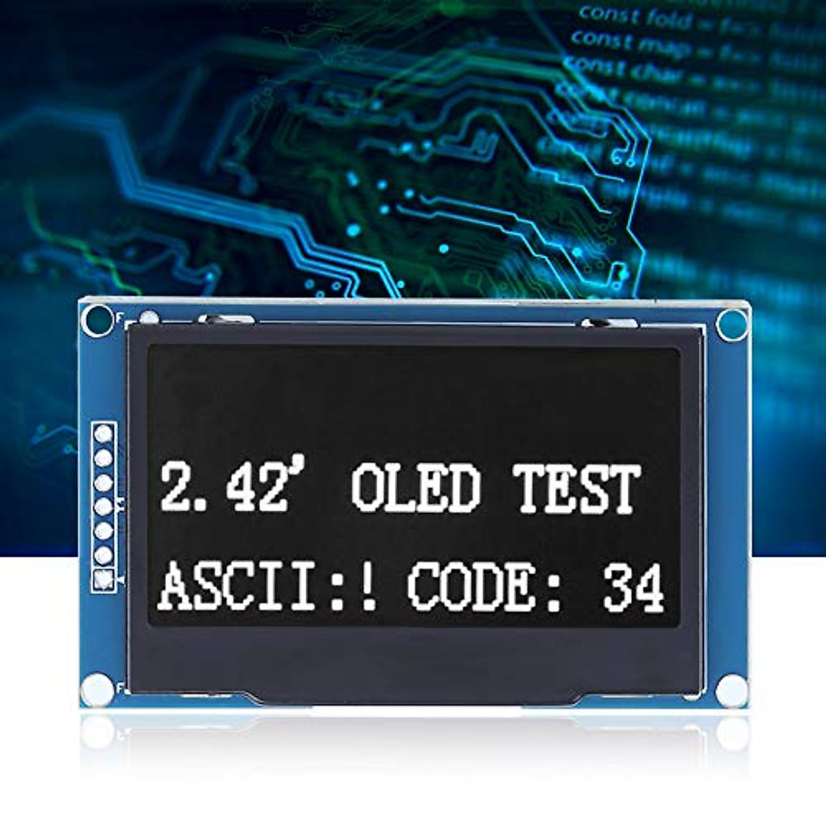 Deosdum 2.42 Inch OLED Display Module Liquid Crystal Screen Module SSD1309