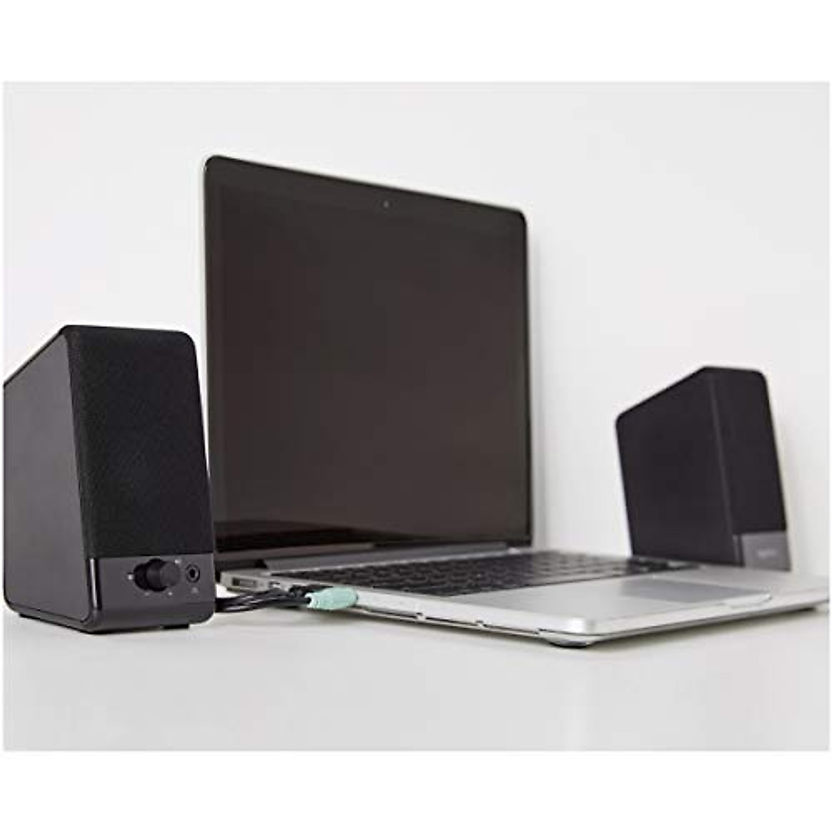 Amazon Basics Computer Speakers for Desktop or Laptop PC , USB-Powered, Black