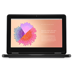 Dell Chromebook 11 3110 2-in-1 (2022) | 11" HD Touch | Core Celeron - 32GB SSD - 4GB RAM | 2 Cores Chrome OS (Renewed)