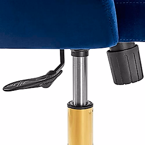 Modway Distinct Tufted Swivel Performance Velvet Office Chair, Gold Navy