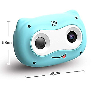 LKYBOA Children Camera Digital - Kids Mini Camera Toy Birthday Gift Portable（Blue,Pink） (Color : Pink)