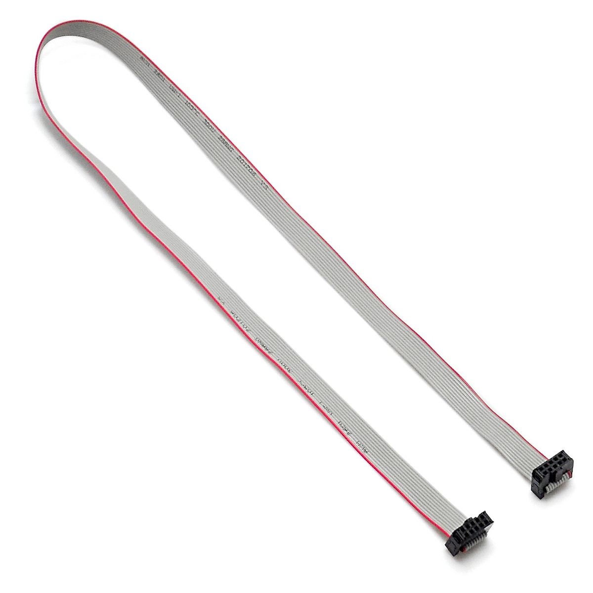 Gikfun 2PCS Flat Ribbon Cable 2.54mm Pitch 2 Row 10 Pin Female to Female Wires IDC Ribbon Connector for Arduino EK1282