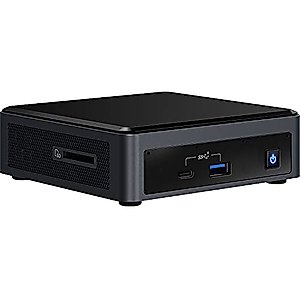 Intel NUC Kit NUC10I3FNK Business Mini Desktop Black (Intel i3-10110U 2-Core, 32GB RAM, 512GB m.2 SATA SSD, Intel UHD, WiFi, Bluetooth, 1xHDMI, SD Card, Win 10 Pro)