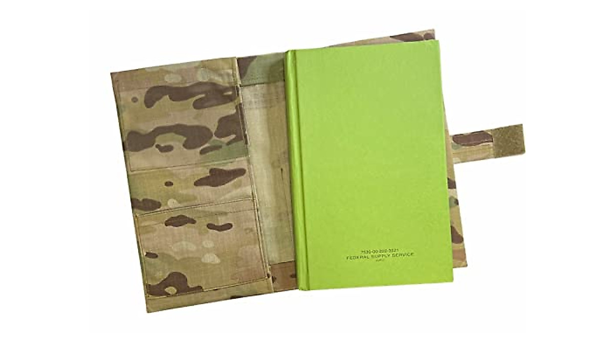 OCP Green Military Log Book Cover - Tactical & Durable
