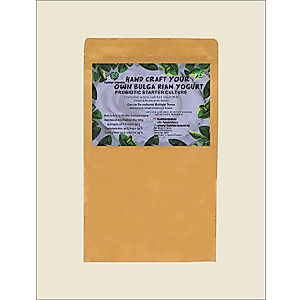 TEMPEHSTATION Bulgarian Starter Culture|This Pack of 2 Makes it Easy to Produce Large batches of Delicious bulgurian Yogurt(pack of 2 - total 4 sachets)