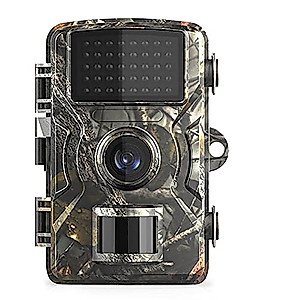 DUONIANHESJ 16MP 1080P Outdoor Camera Field Detection Infrared Camera 2.0 Inch TFT Color Display Day Night Use Hunts Night-Visions Camera (Color : with 16GB TF Card)
