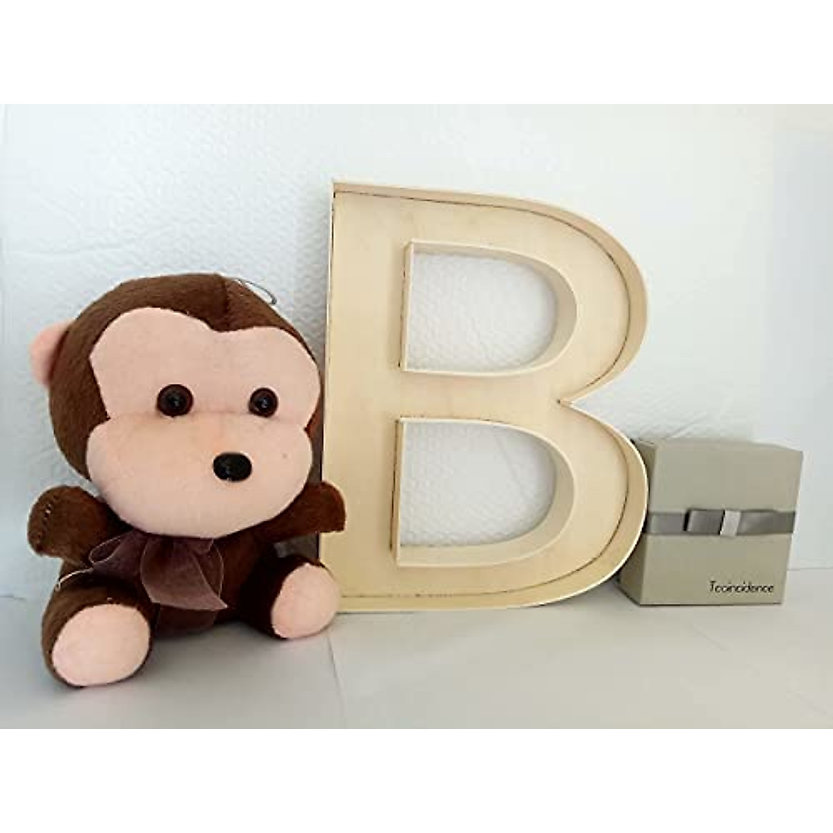 Handmade Crafts DIY Decorative Hollow Letter B, HOLLOWED LETTER BOX A-Z