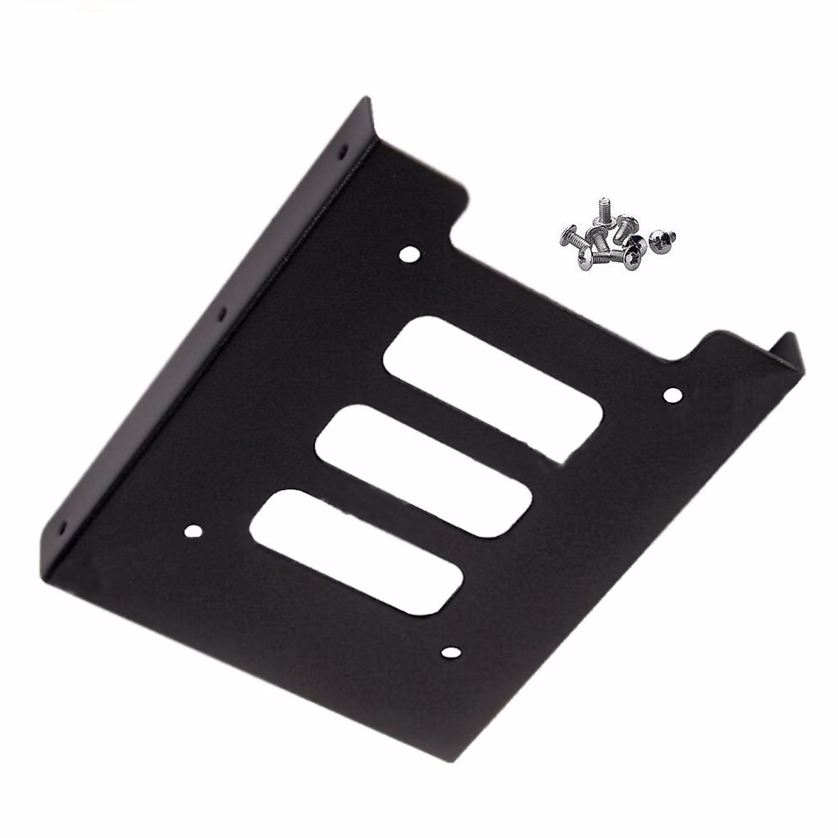 iMBAPrice 2.5" to 3.5" Bay SSD/HDD Notebook Hard Disk Drive Mounting Bracket Adapter Tray Kit - Black