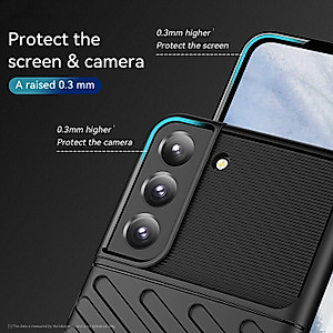 For Samsung Galaxy S23 Protective Case, Shockproof Phone Case - Fall Protection Phone Case Upgraded Shock Absorbing Flexible TPU Protective Phone Case For Galaxy S23 5G Protective Case 6.1 "- Black