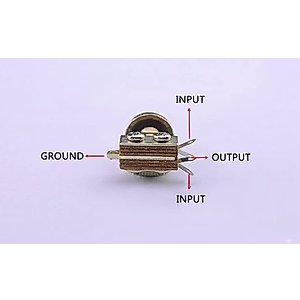 JD.Moon Electric Guitar 3 Way Toggle Switch Pickup Selector Switch with Brass Tip Knob (Chrome)