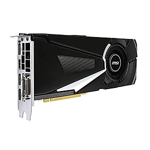 MSI Gaming GeForce GTX 1070 Ti 8GB GDRR5 256-bit HDCP Support DirectX 12 SLI Single Fan VR Ready Graphics Card (GTX 1070 TI AERO 8G)
