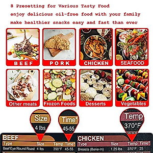 KINLYBO Air Fryer Silicone Pot and Magnetic Cheat Sheet Set for Ninja Foodi Dual, Reusable Silicone Air fryer Liner Baking Tray Basket, Air Fryer Accessories Cook Times