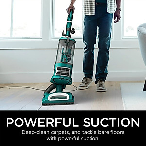 SHARK CU510 Lift-Away XL Upright Vacuum with Crevice Tool, Emerald Green (Renewed)