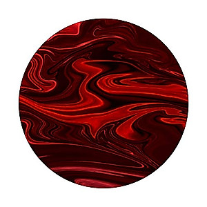 Stylish Swirls | Red PopSockets PopGrip: Swappable Grip for Phones & Tablets