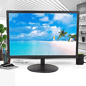 KIOPOWQ 19" LED Monitor 1440×900 Resolution with RGB, VGA, HDMI, USB Interface, Cash Register POS System for Small Business, Desktop Monitor for POS, PC, Client, Retail, Bar