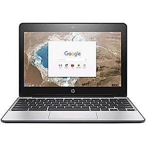 HP 11 G5 Chromebook 11.6'' Laptop Intel Celeron N 1.60GHz 4GB 16GB SSD - 1FX82UT, Black (Renewed)