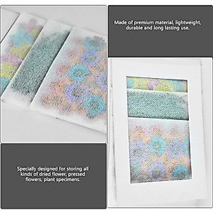 EXCEART 2 Sets of Dried Flower Storage Bags Self Sealing Bag Simple Plant Specimen Pouch Resealable Bags for Packaging Food Storage Containers for Beans Coffee Snack